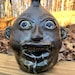 Nathaniel Hewell Devil Face Jug: Salt Glaze Southern Folk Art Pottery ...