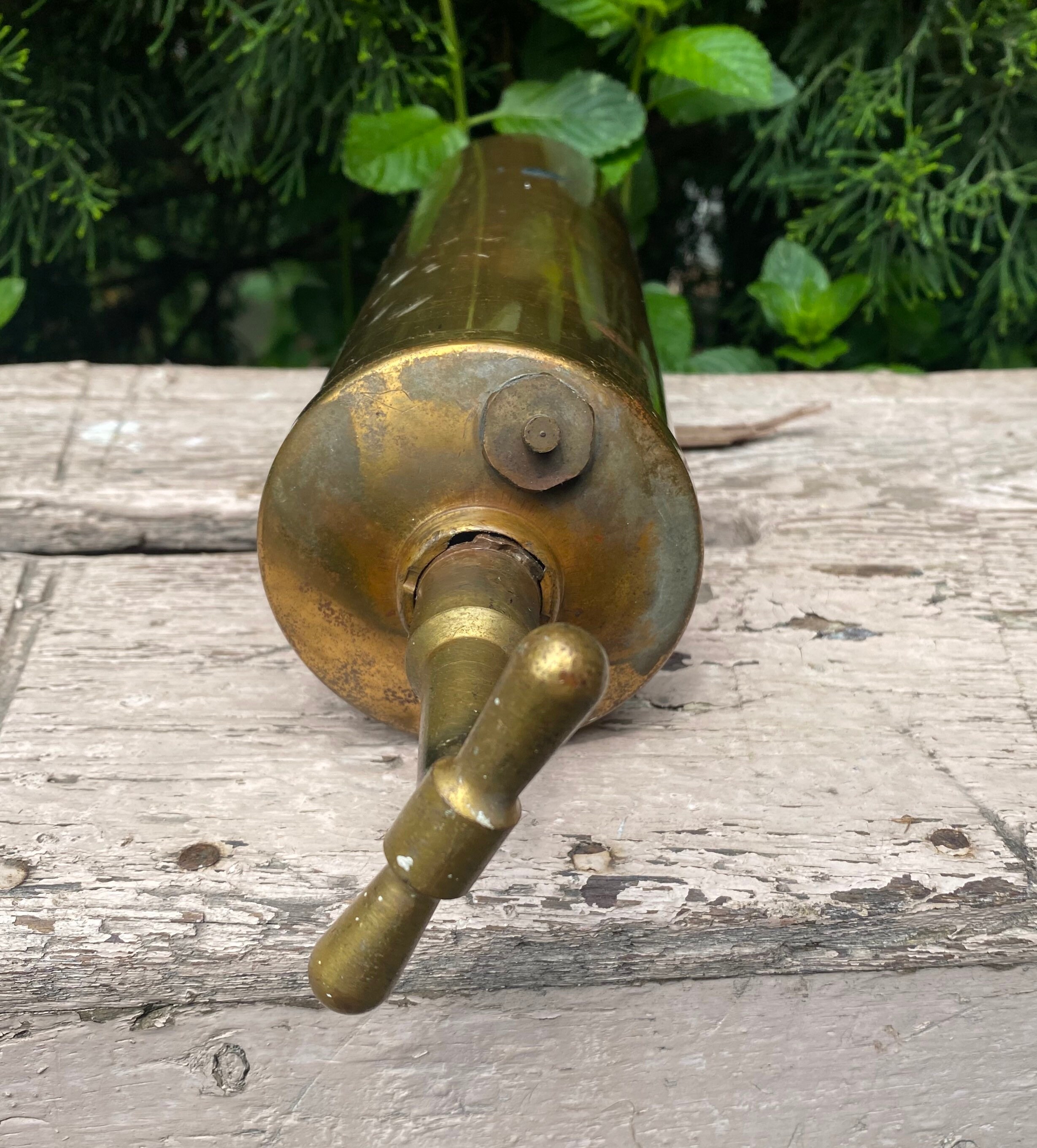 Antique Brass Hand Pump Wall Hanger Collectible Home Decor | Etsy