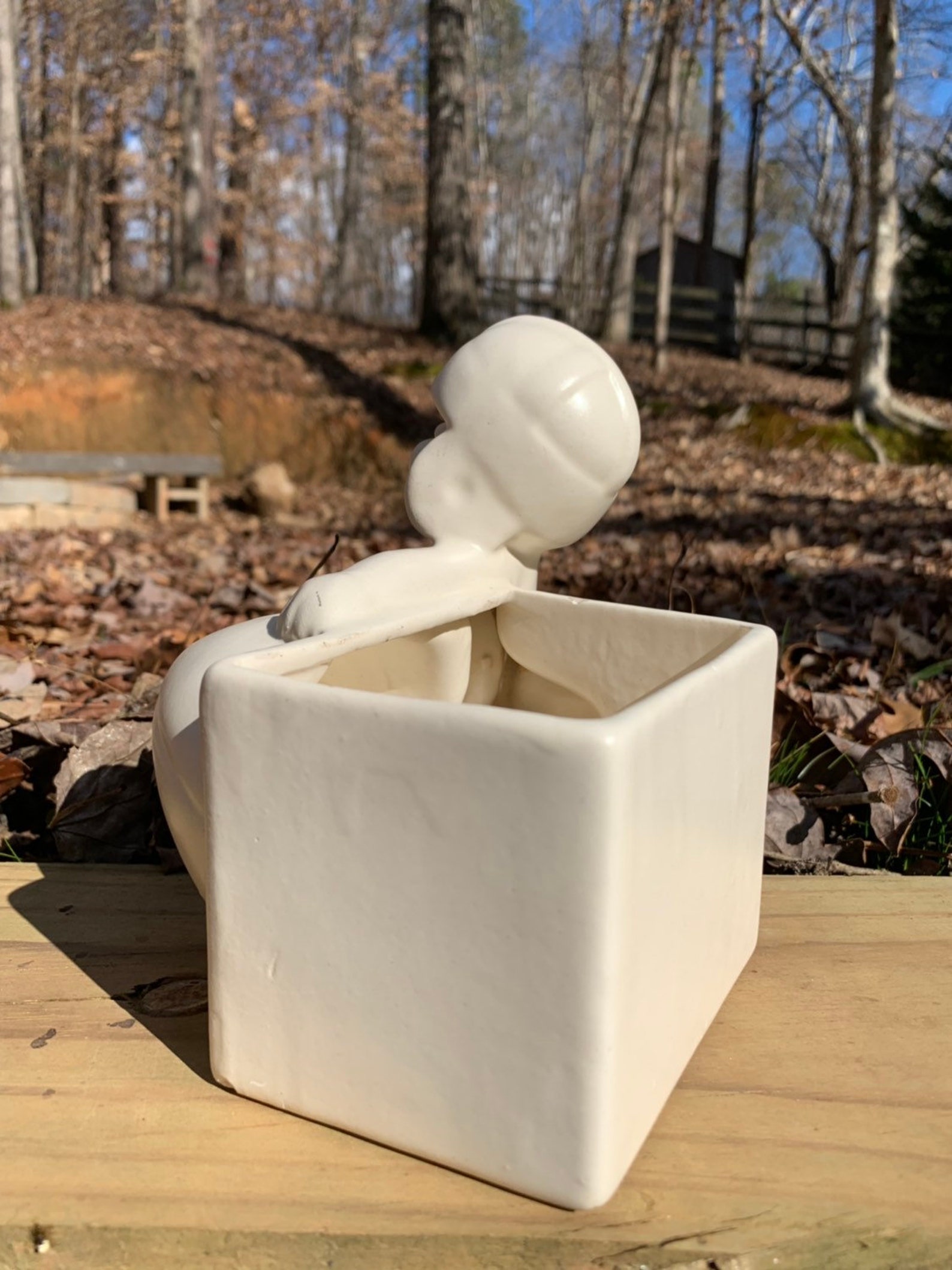Haeger Pottery White Baby Football Planter 6 1/2 | Etsy