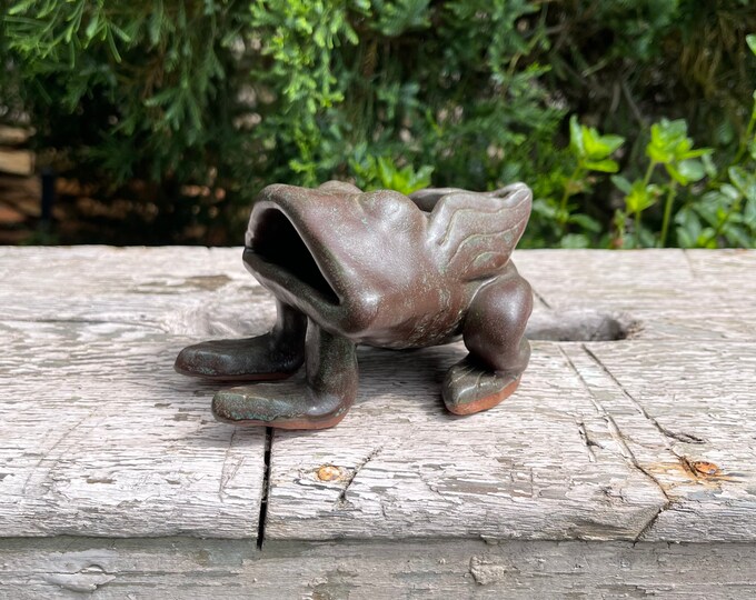 Winged Pottery Bullfrog With a Giant Mouth - Jack T Maness North ...