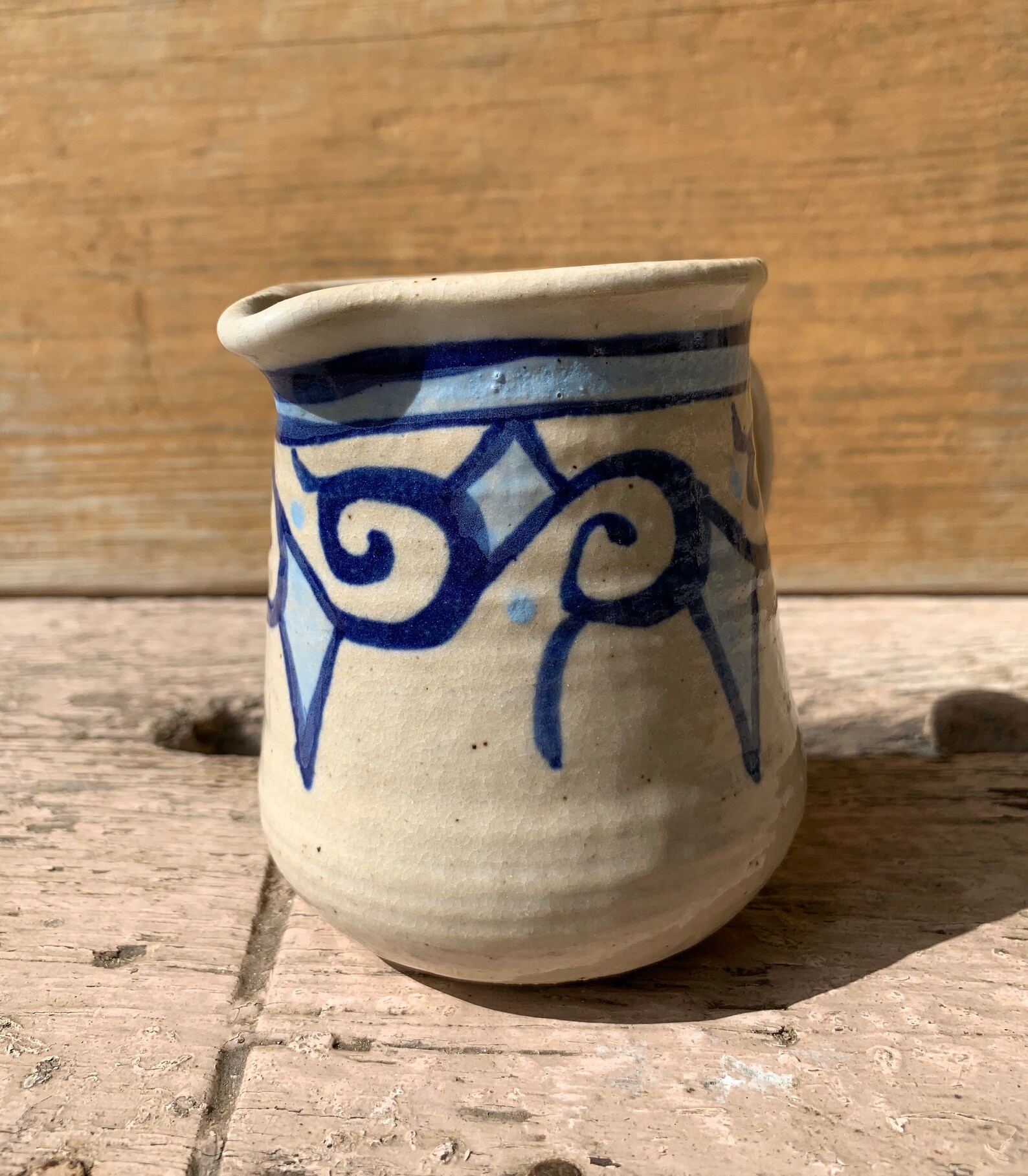 David Mays Mentone Alabama Pottery Pitcher Creamer 1986 | Etsy