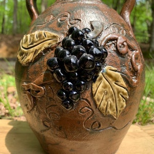 Beautiful Early Mike Hanning Signed Grape Elaborately Decorated Double ...