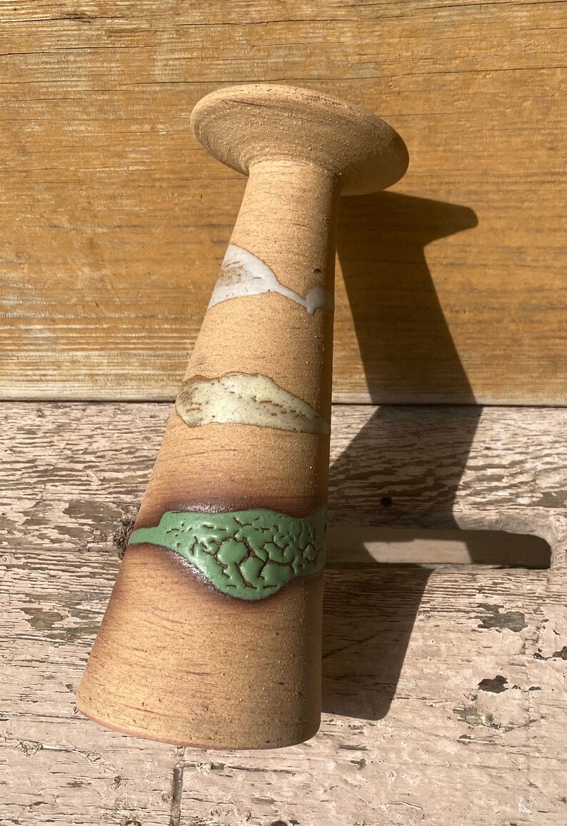 Dominican Republic ALFADOM Pottery Candlestick Holder - Etsy