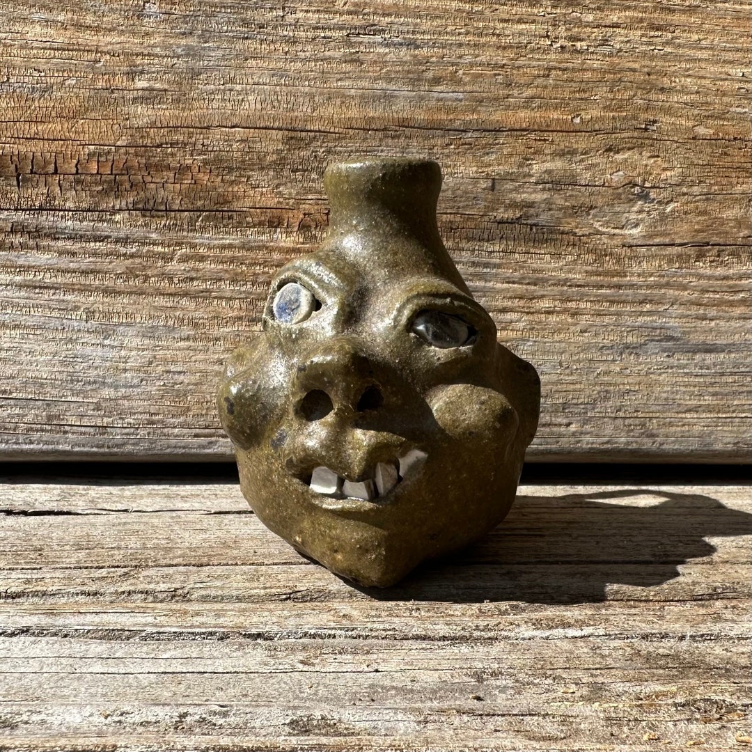 Impish Grace Nell Hewell Small Mini Face Jug - Etsy