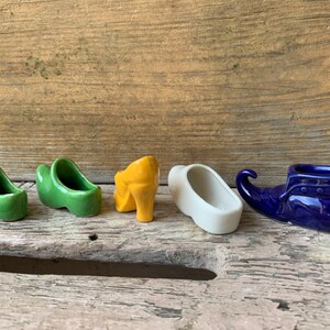 Mini Collection of 5 Vintage Small Ceramic Shoes - Etsy