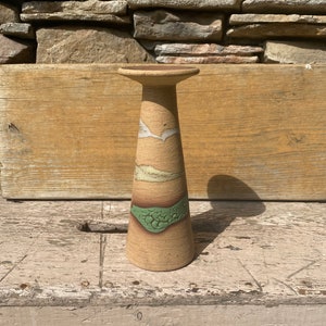 Dominican Republic ALFADOM Pottery Candlestick Holder - Etsy