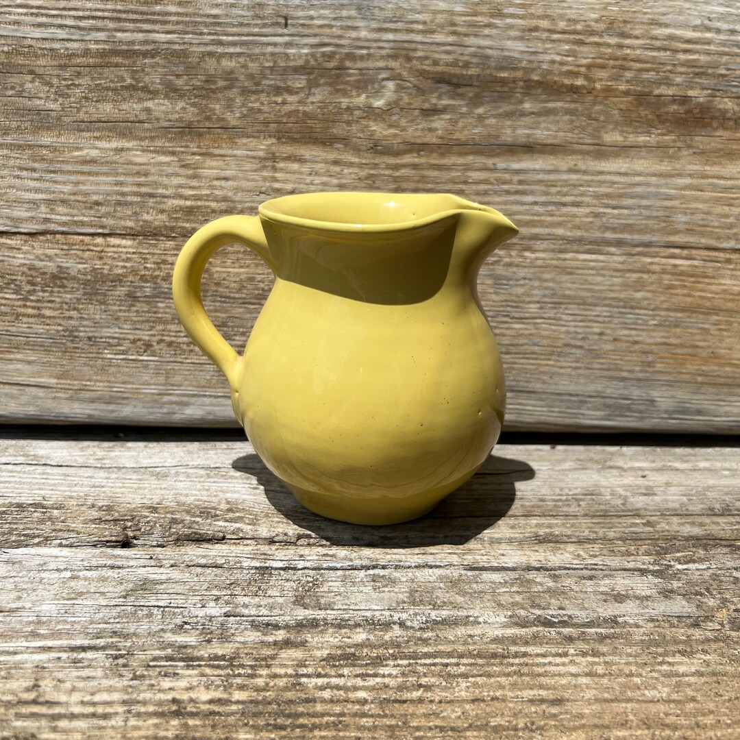 Bybee Pottery Yellow Small Pitcher Kentucky - Etsy