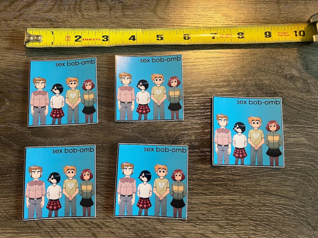 Scott Pilgrim Weezer Stickers 5-count - Etsy