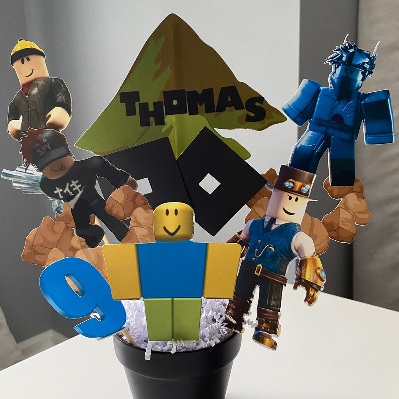Roblox Party Decorations - Etsy