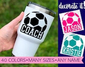 Soccer Decal Soccer Coach Gift Soccer Coach Decal Soccer | Etsy