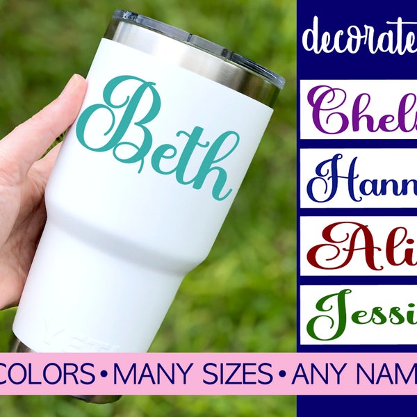 Custom Yeti Decal - Etsy