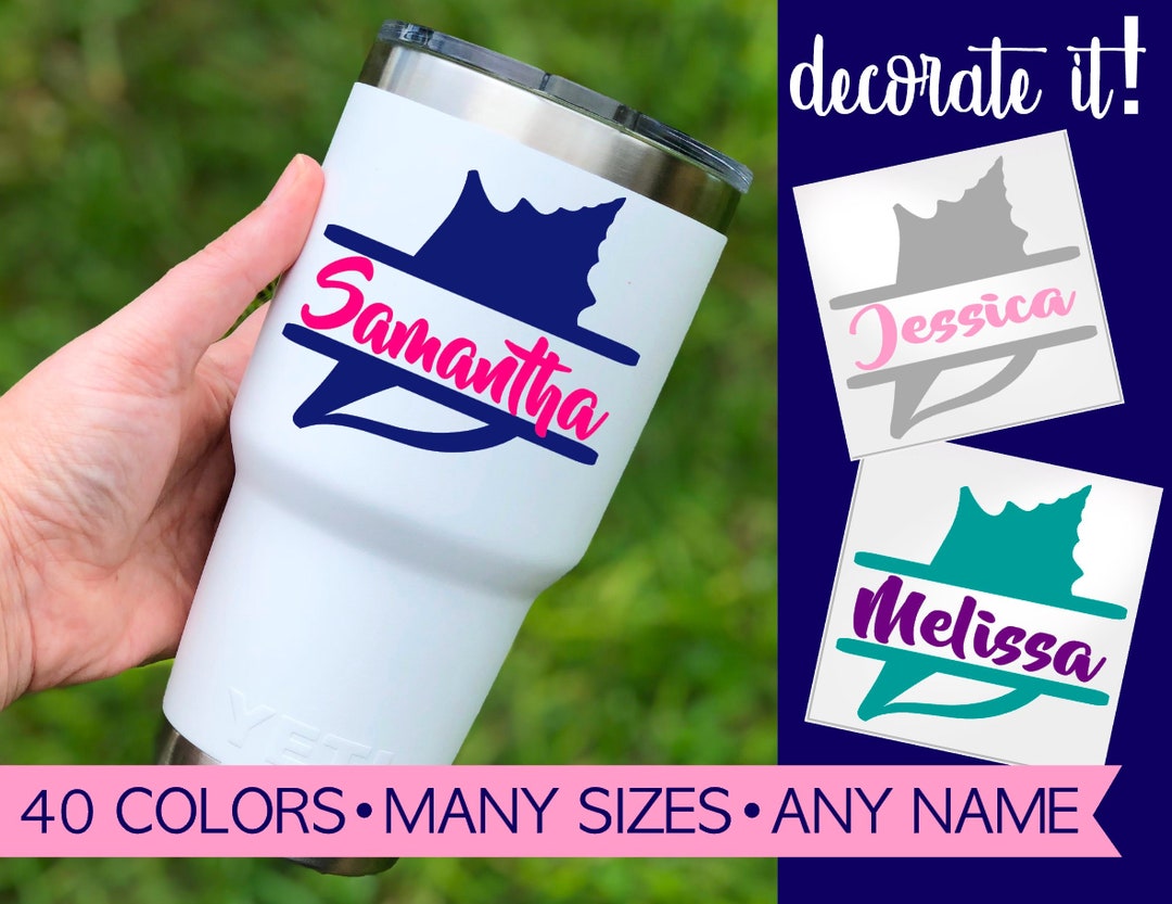 Personalized Shell Stickers | Shell Decal | Seashell Decal | Seashell ...