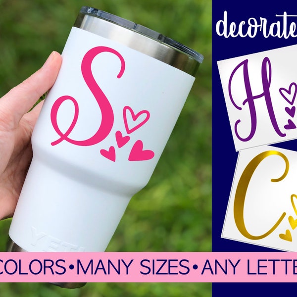 Fancy Letters Decal - Etsy