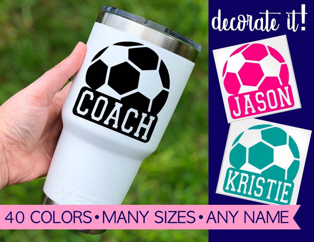 Soccer Decal | Soccer Coach Gift | Soccer Coach Decal | Soccer Stickers ...