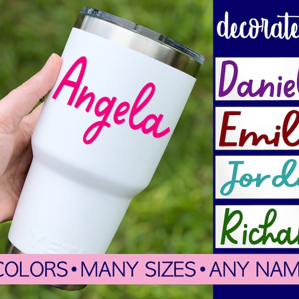 Custom Yeti Decal - Etsy