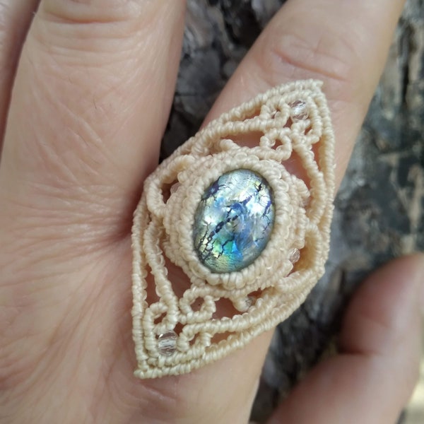 Macrame Ring - Etsy