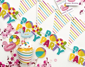 Pool Party Garland - Etsy