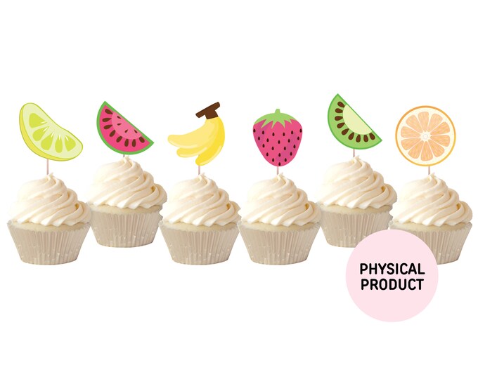 Summer Cupcake Toppers Set of 12 Beach Theme Birthday Party - Etsy