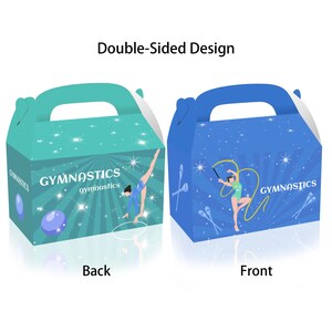Gymnastics Party, Favor Bags, Favor Boxes, Treat Boxes, Set of 12 - Etsy