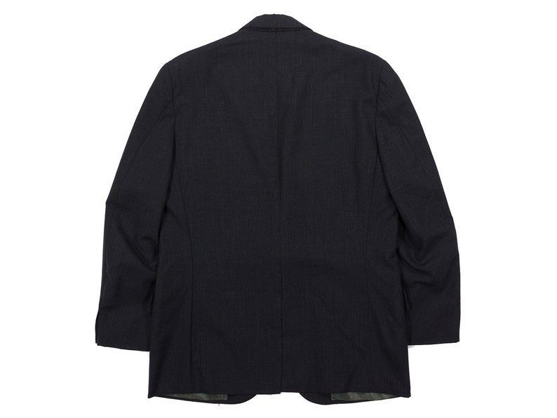 Charcoal Grey Brooks Brothers Jacket Suit 346 Sack Blazer Sport Coat ...