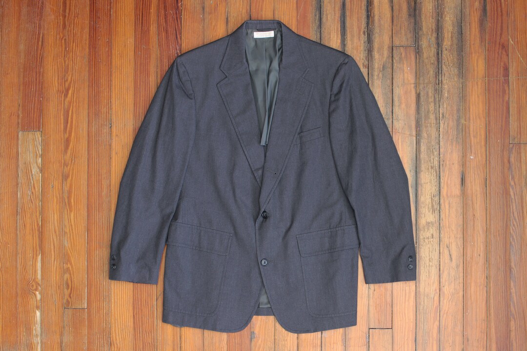 Slate Gray Brooks Brothers Suit Jacket Wash N Wear Summer - Etsy