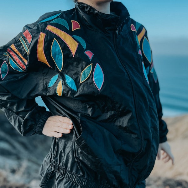 Neon Windbreaker - Etsy