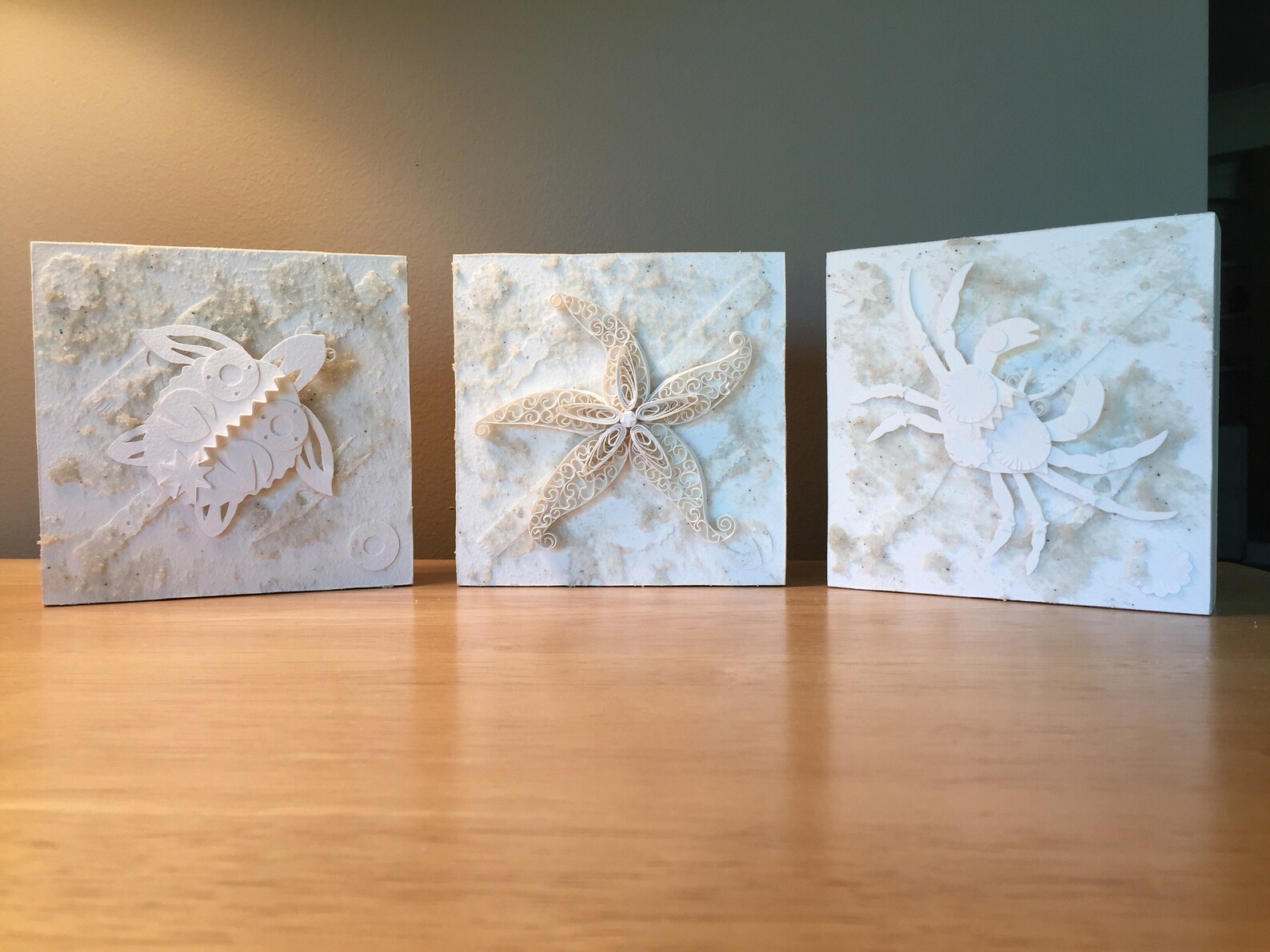 Starfish Art Quilling Paper Art Beach Art 1st Anniversary - Etsy