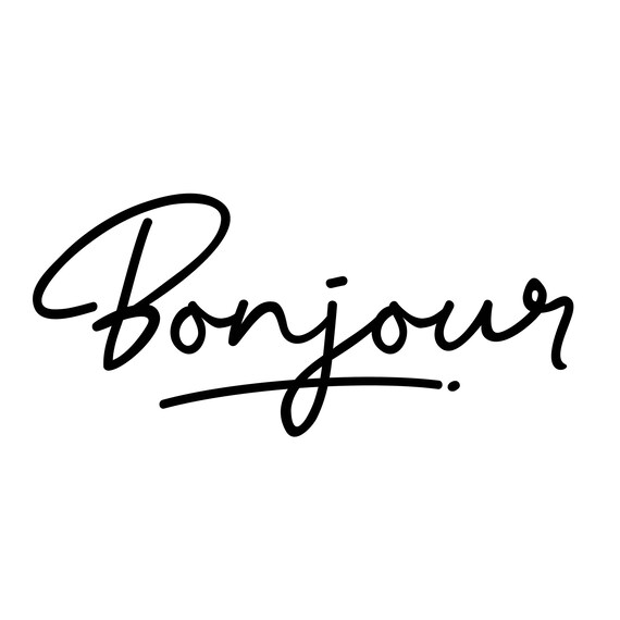 Bonjour Sign