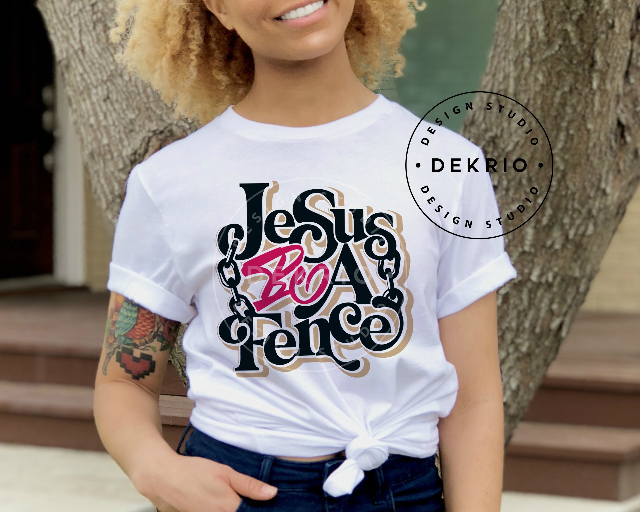 Jesus Be A Fence Svg Bundle, Png Dxf Eps Pdf Vector Files, Instant ...