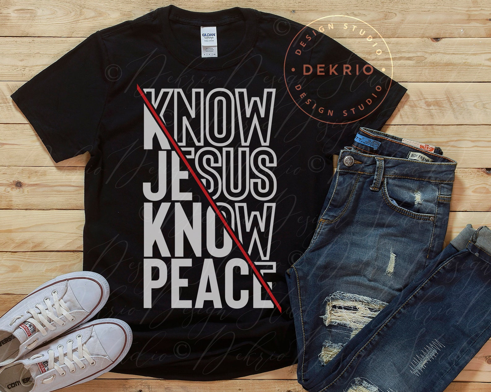 Know Jesus Know Peace Svg Religious Svg Png Dxf Png Eps - Etsy