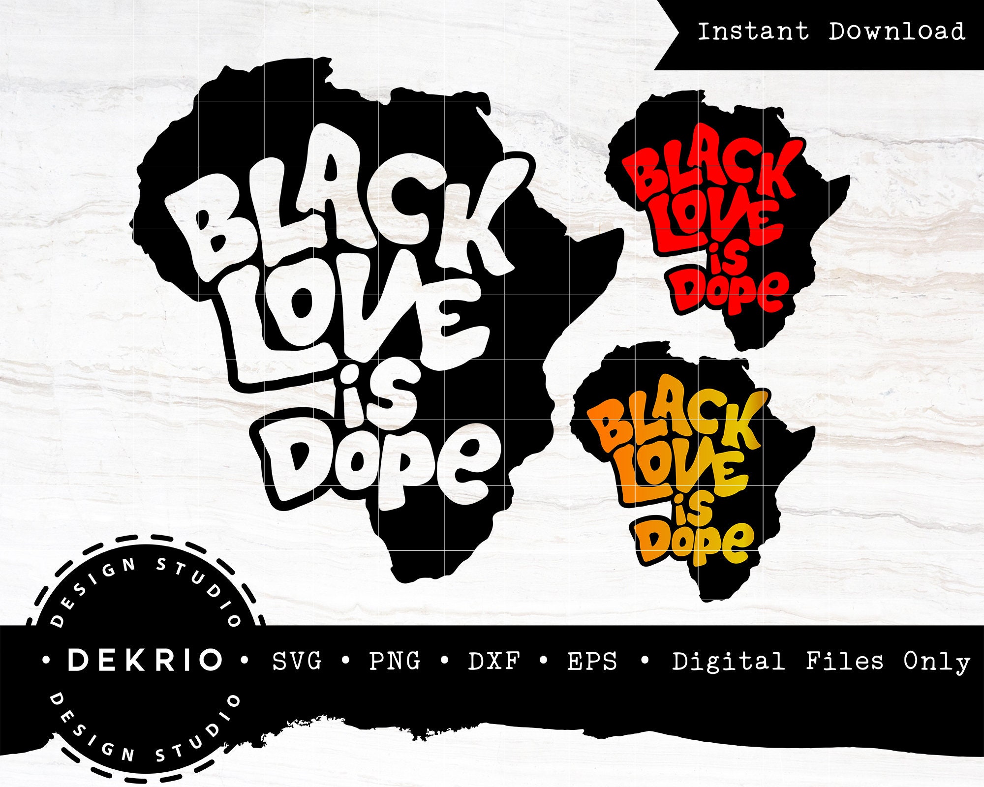 Black Love is Dope Svg Black Love Svg Files PNG DXF Cut | Etsy