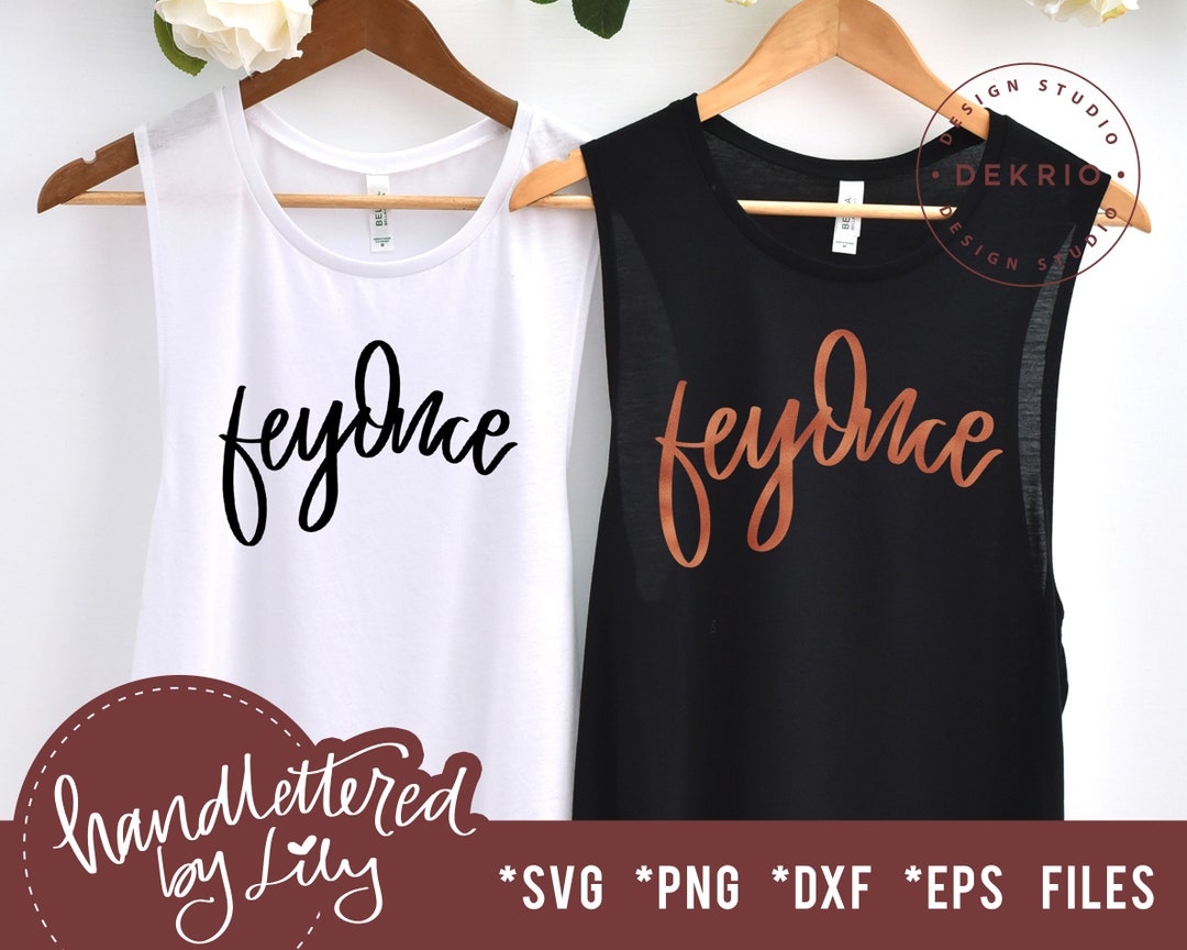 Feyonce Hand Lettered Svg Png Dxf Eps Pdf Files - Etsy