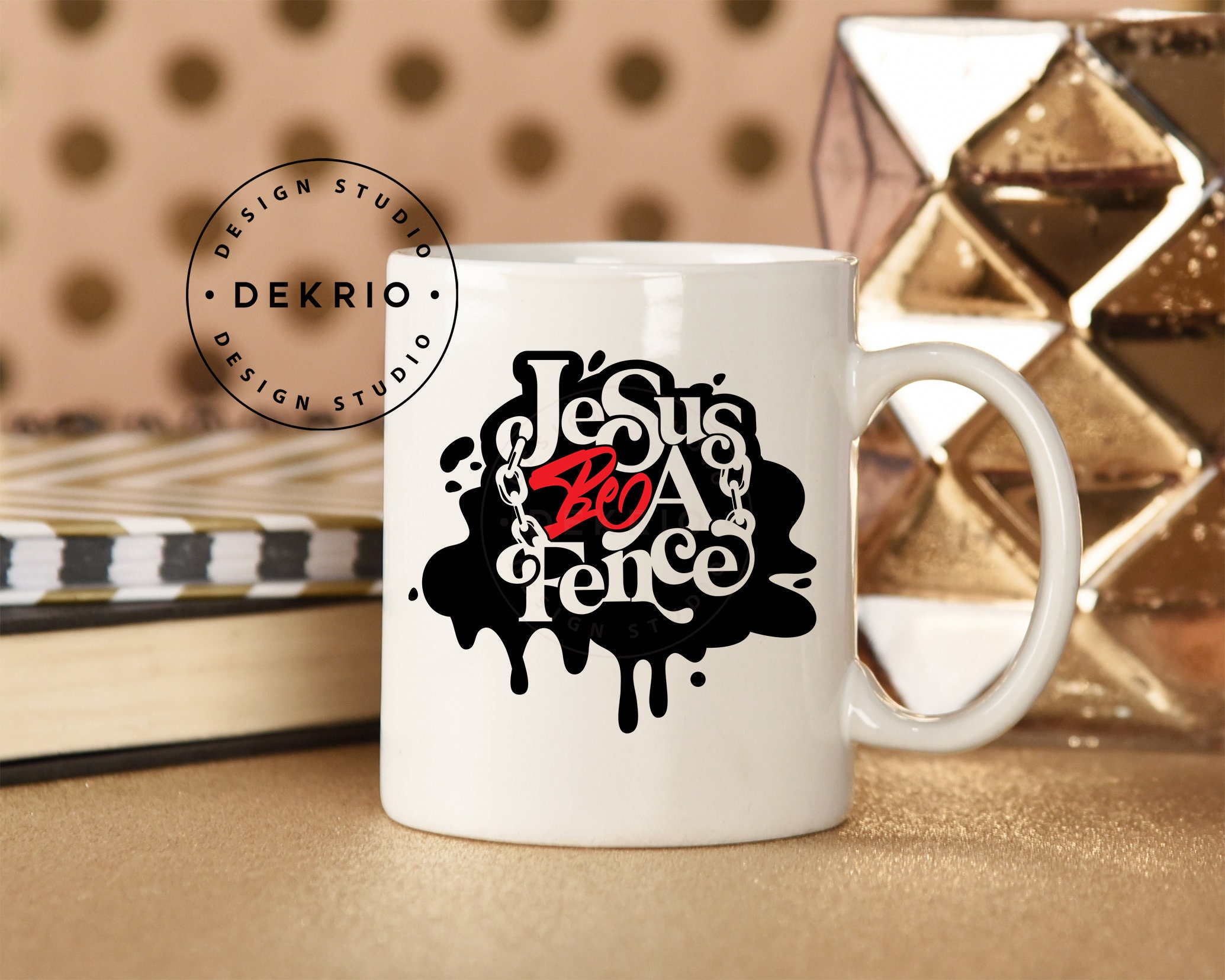 Jesus Be A Fence Svg Bundle, Png Dxf Eps Pdf Vector Files, Instant ...