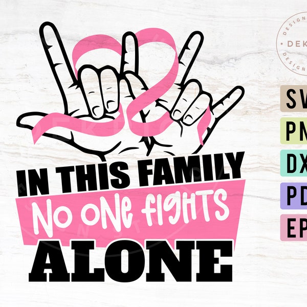 No One Fights Alone Svg Png - Etsy