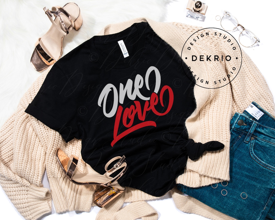 One Love Svg, PNG, DXF Cut File, Vector Eps, Print Quality PDF - Etsy