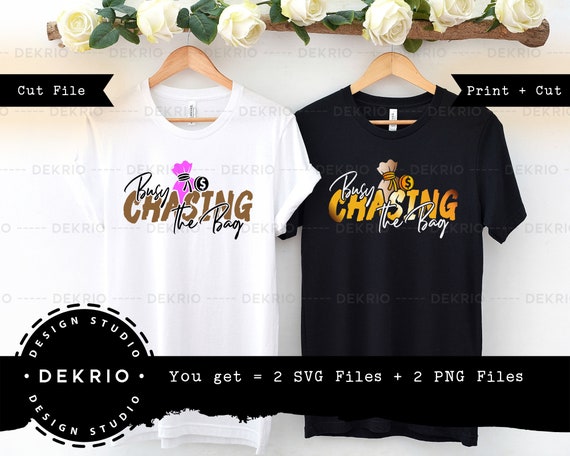 Chasing the Bag SVG Cut File Printable SVG PNG Digital Files - Etsy Finland