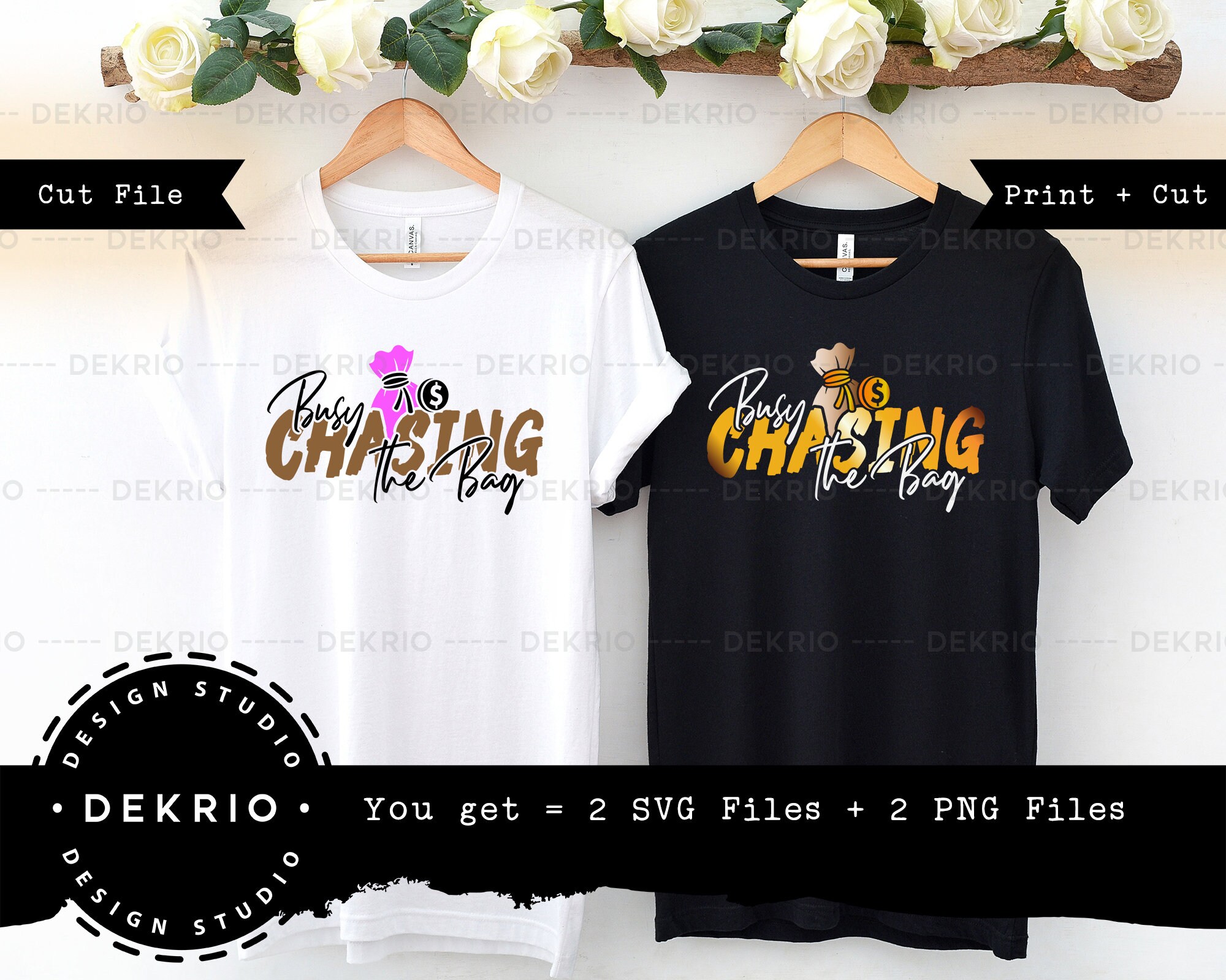 Chasing the Bag SVG Cut File Printable SVG PNG Digital Files - Etsy