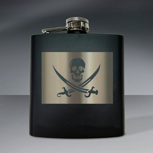 Pirate Flask - Etsy