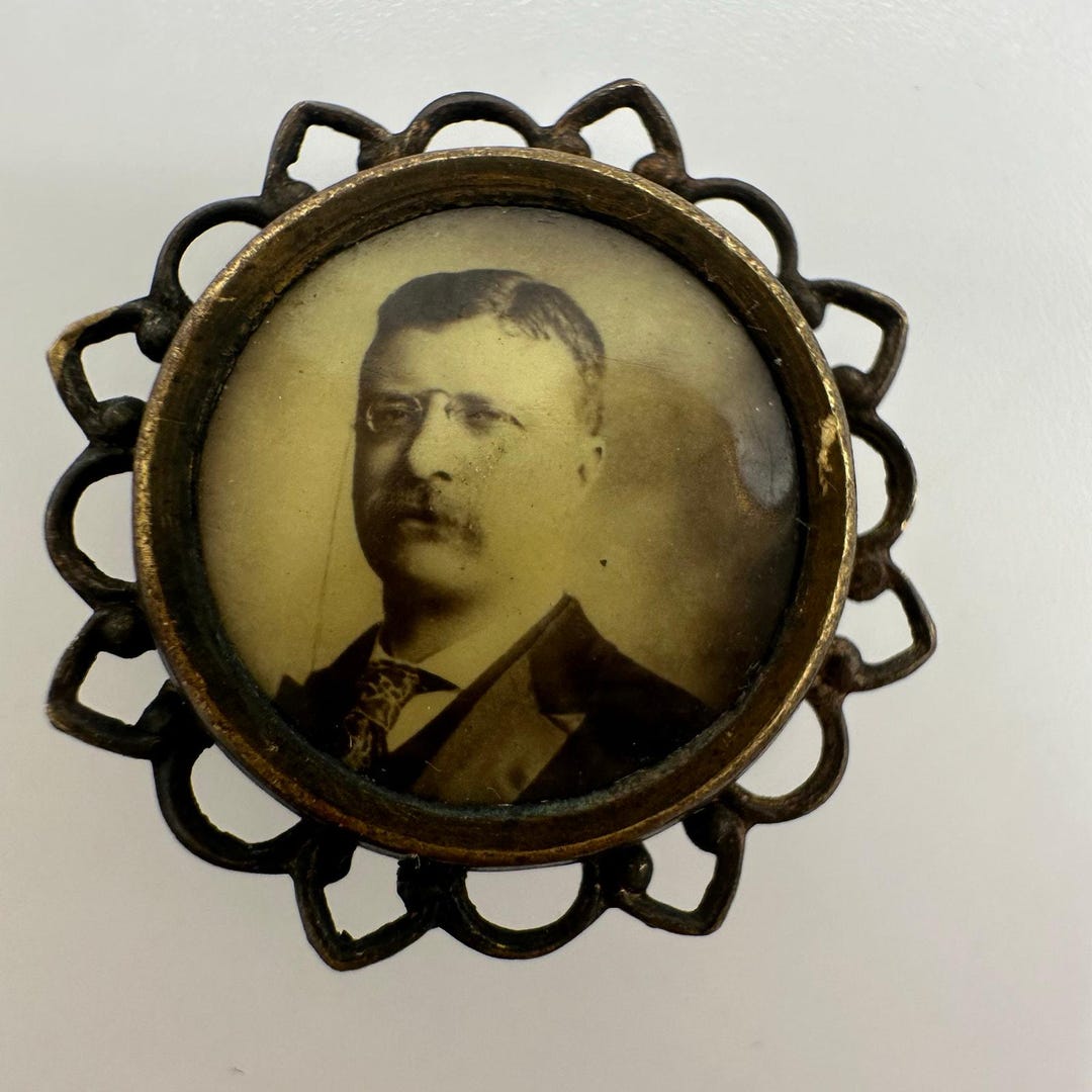 Antique 1904 Theodore Teddy Roosevelt Presidential Photograph Campaign ...