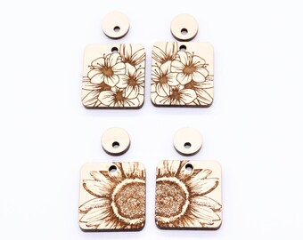 Wood Earring Blanks | Etsy