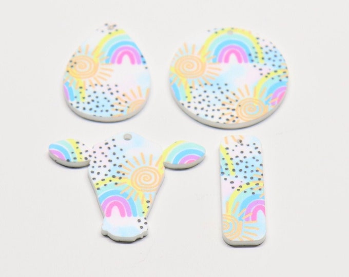 Acrylic Blanks Sold per Pair Acrylic Cutouts Acrylic Blanks - Etsy