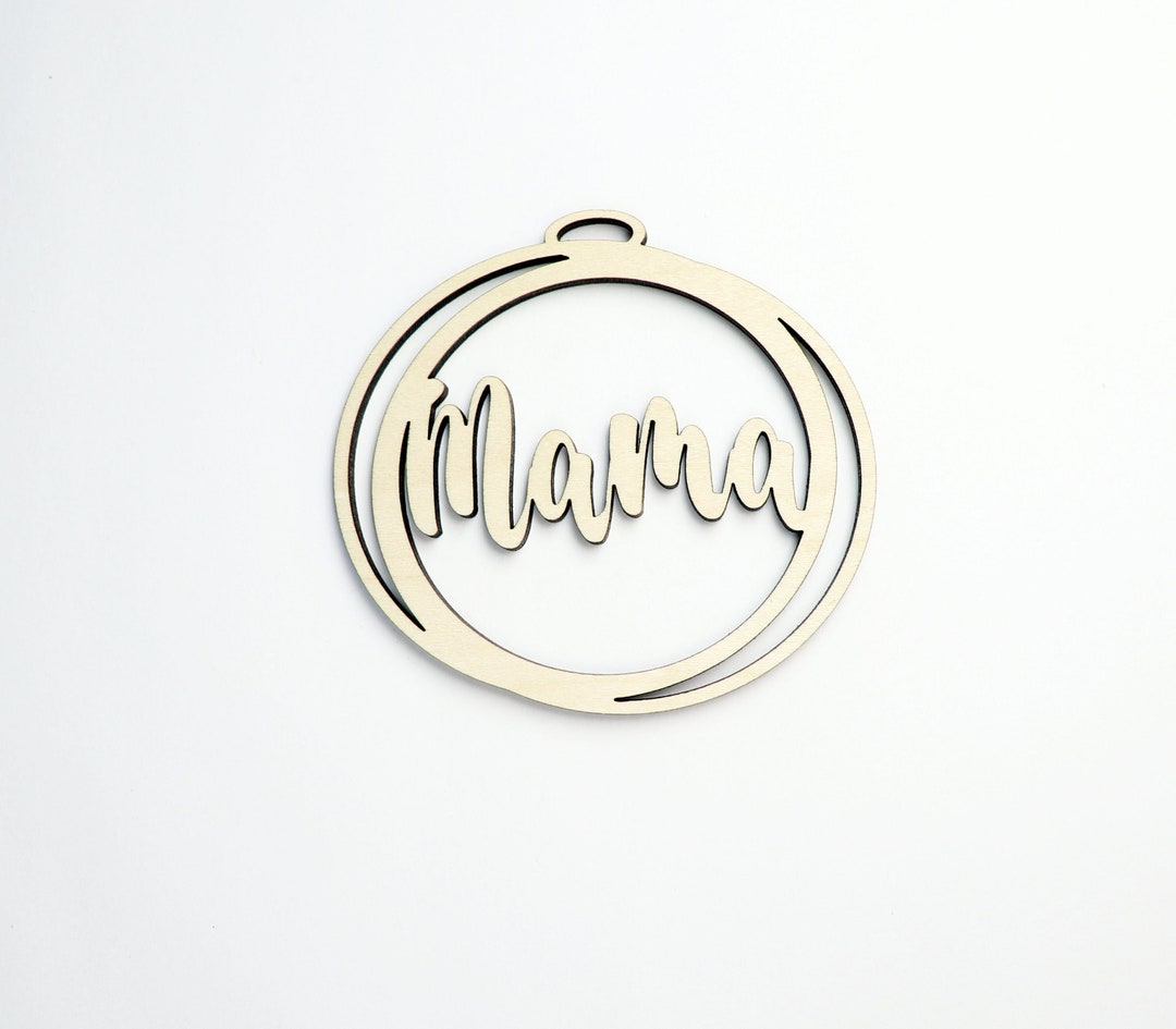 Car Charm Blank, Wood Blanks, Wood Cutouts, Mama Charm - Etsy