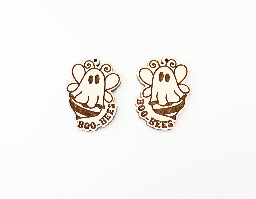 Boo Bees Ghost Earring Blanks, Earring Blanks - Etsy