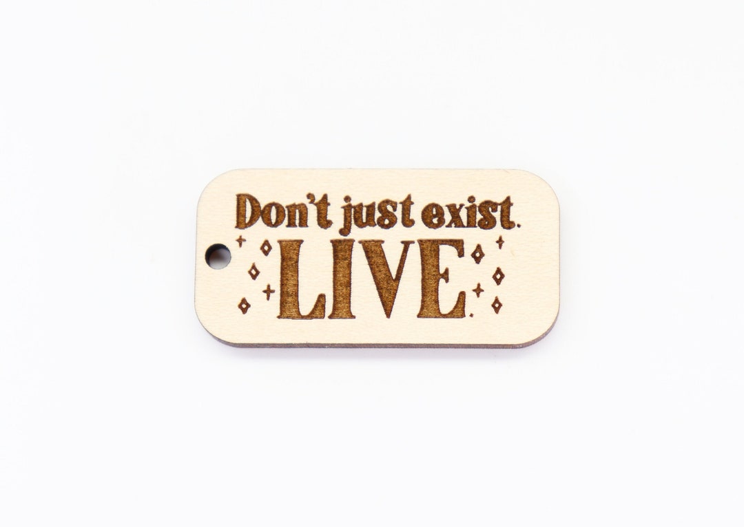 Live Keychain Blanks, Gym Keychain, Wood Blanks - Etsy
