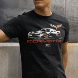 Corvette C6 Stylized - Corvette C6 Stylized Logo Shirt - Etsy