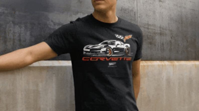 Corvette C6 Stylized - Corvette C6 Stylized Logo Shirt - Etsy