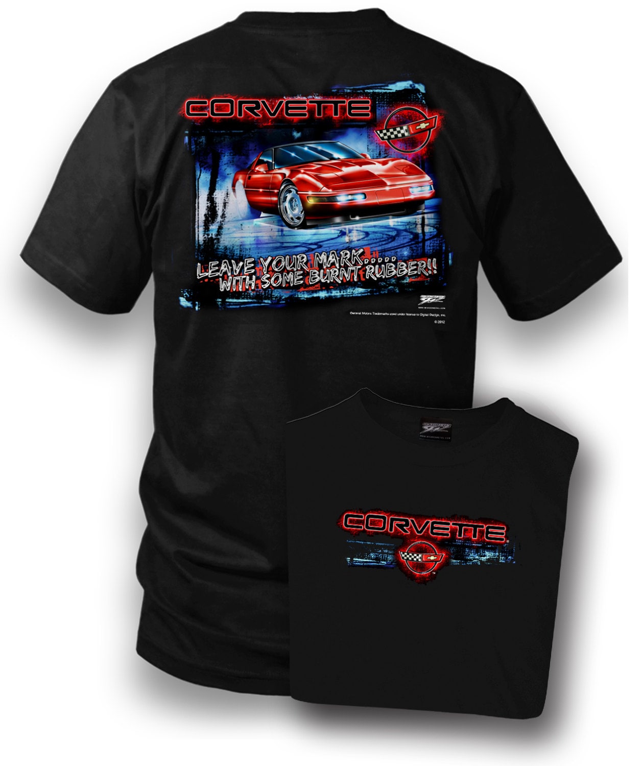 Corvette Shirt - Wicked Metal Corvette Shirt - Leave Your Mark ...