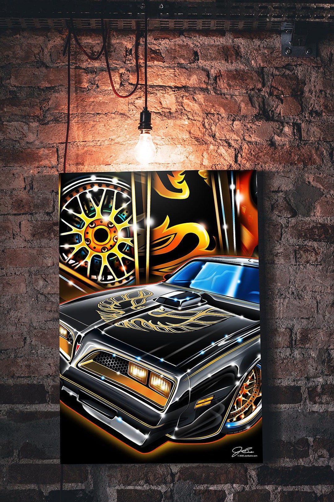 Trans Am Bandit Wall Art - Garage Art - Etsy