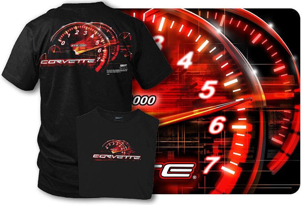 Corvette C5 Shirt - Redline - Tach Speedo - Etsy