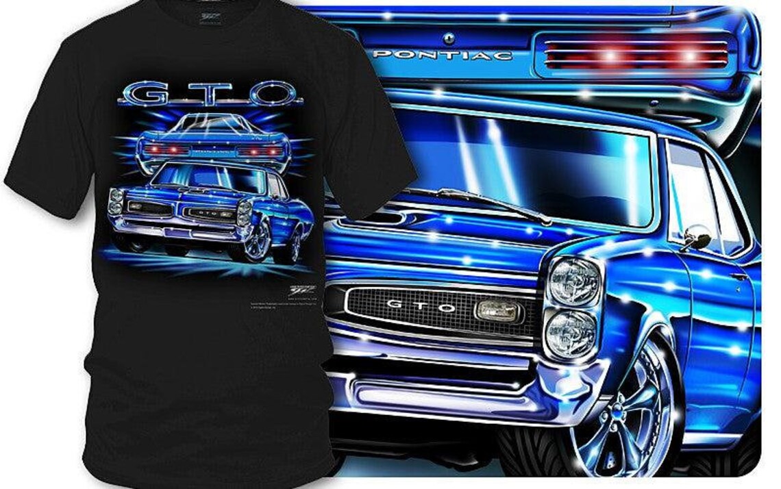 Pontiac GTO Shirt - Muscle Car T-shirt - 1966 GTO - Etsy